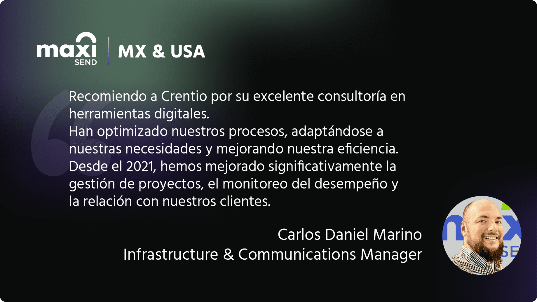 Crentio | Caso Maxitransfers